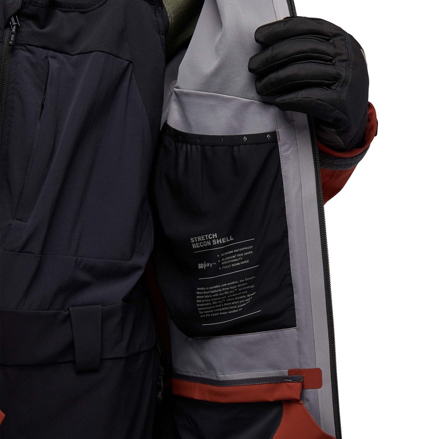 Black Diamond M Recon Stretch Ski Shell Jackets | Absolute-Snow
