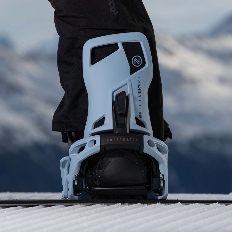 Nidecker Supermatic Snowboard Bindings 2025 | Absolute-Snow