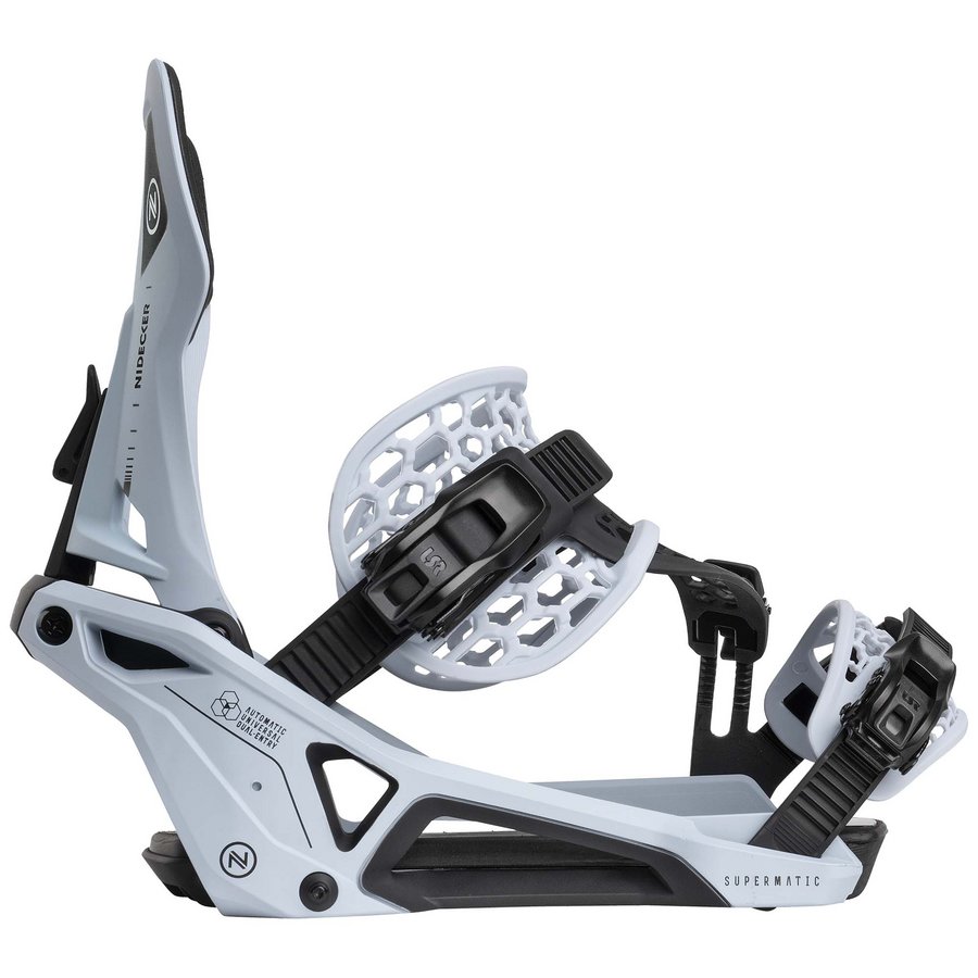 Nidecker Supermatic Snowboard Bindings 2025 | Absolute-Snow