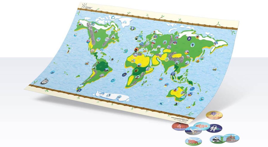 Awesome Maps Kids Map Manual Navigation | Absolute-Snow