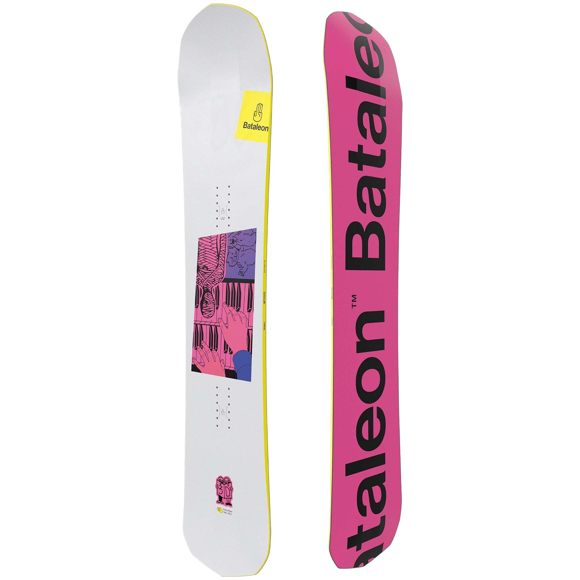 Bataleon Party Wave Snowboards 2025 | Absolute-Snow