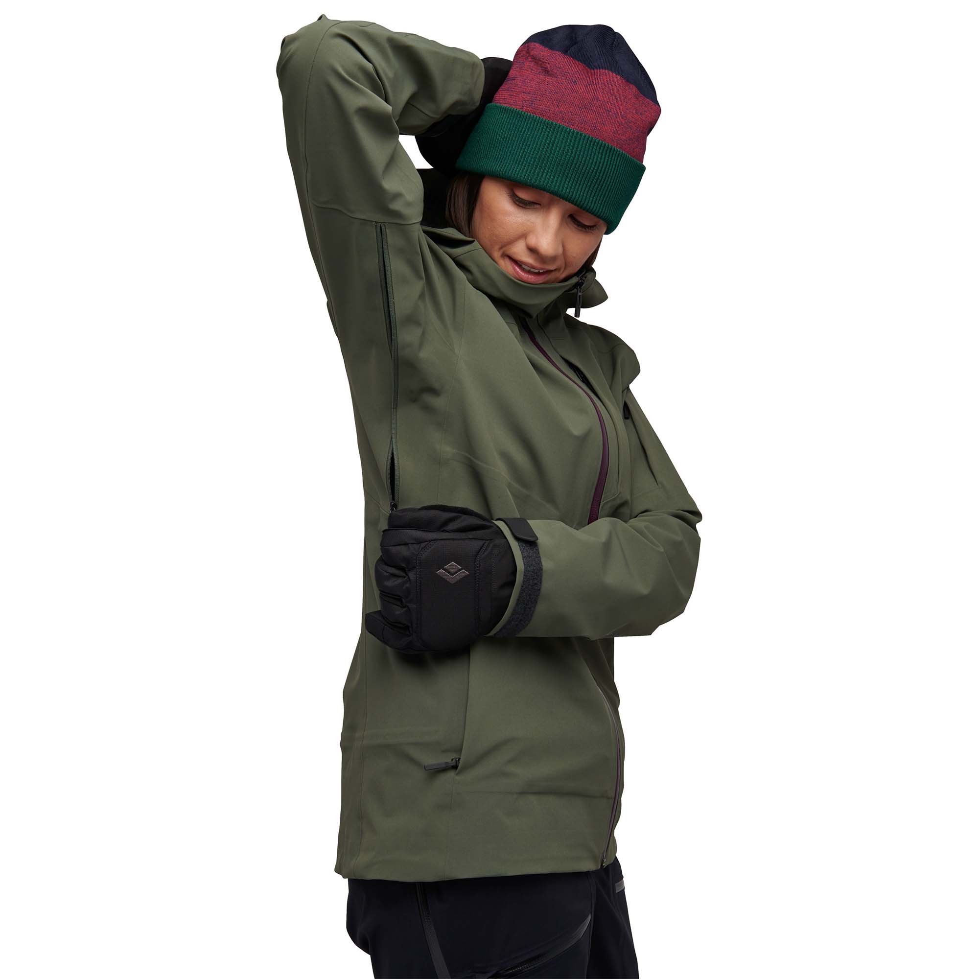 Black Diamond W Recon Stretch Ski Shell Jackets | Absolute-Snow