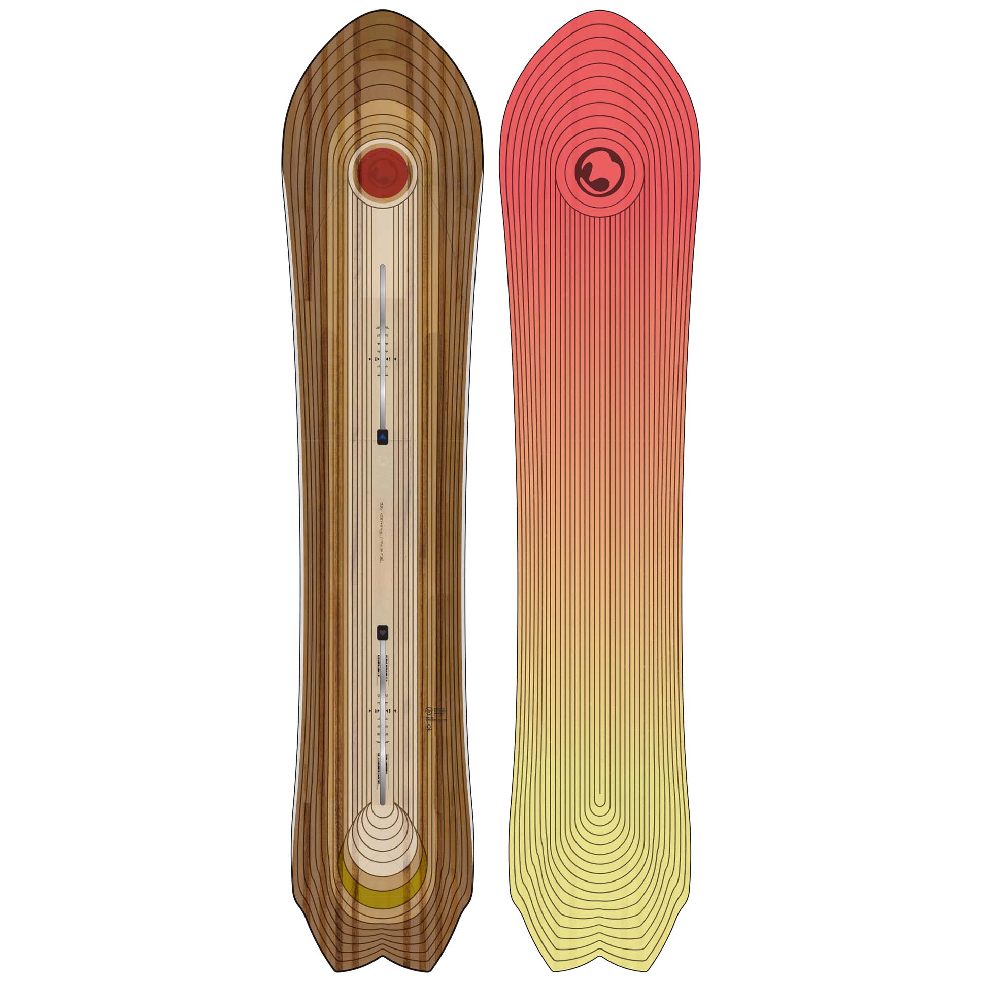 Burton Fish 3D Directional Flat Top Snowboard Snowboards 2024