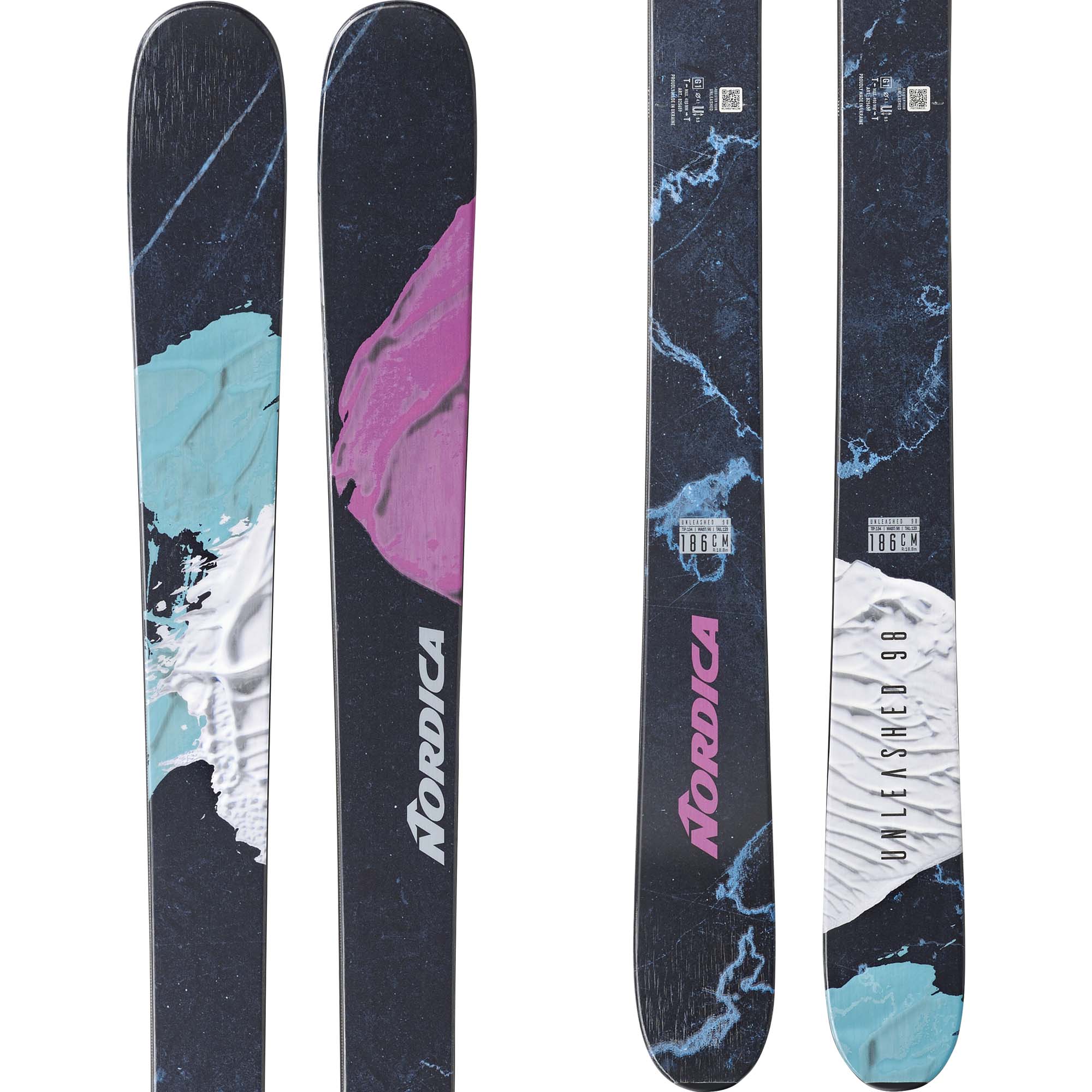 Nordica Unleashed 98 Skis 2025 | Absolute-Snow