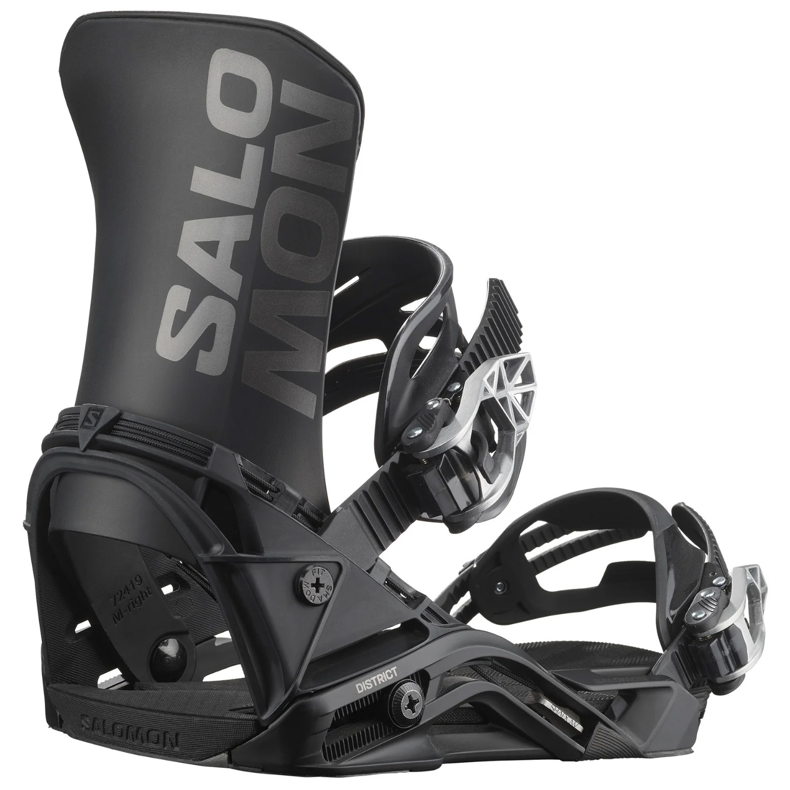 Salomon District Snowboard Bindings 2025 | Absolute-Snow