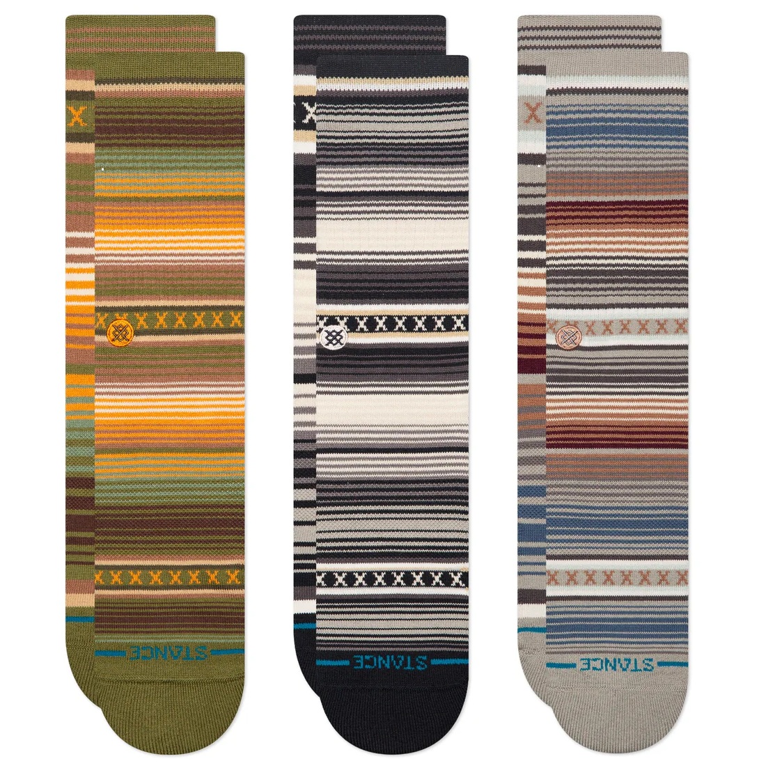 Stance Curren 3 Pack Socks | Absolute-Snow