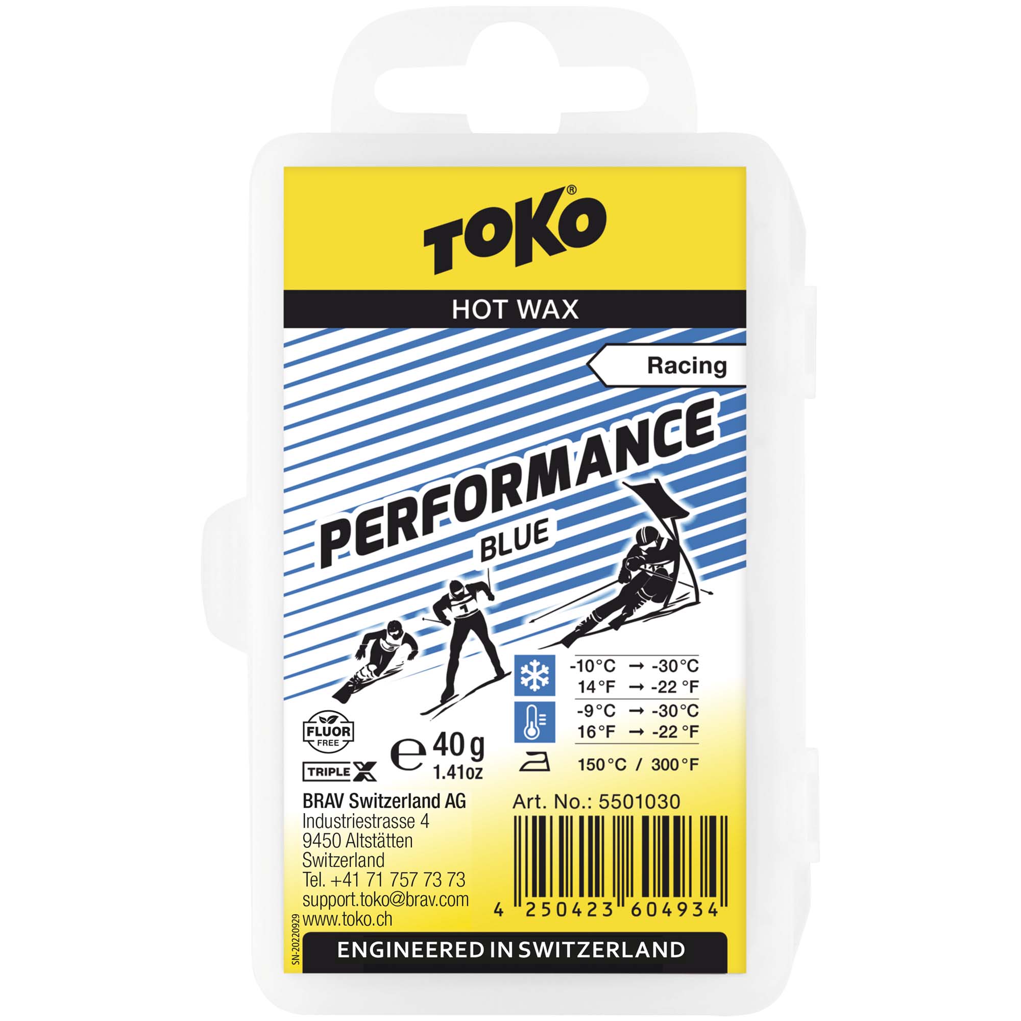Toko Performance Blue Hot Wax Wax & Servicing | Absolute-Snow