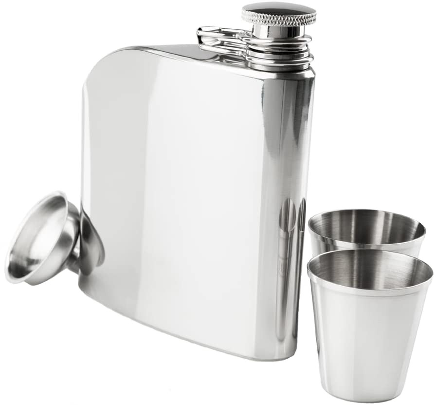 GSI Outdoors Stainless Steel Trad Flask Set Camping Food Storage