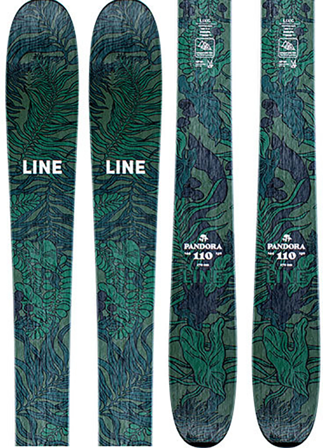 LINE Pandora 110 Skis 2021 | Absolute-Snow