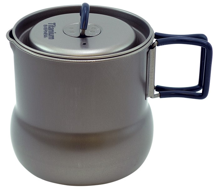 Evernew Titanium Tea Pot Camping Cookware | Absolute-Snow