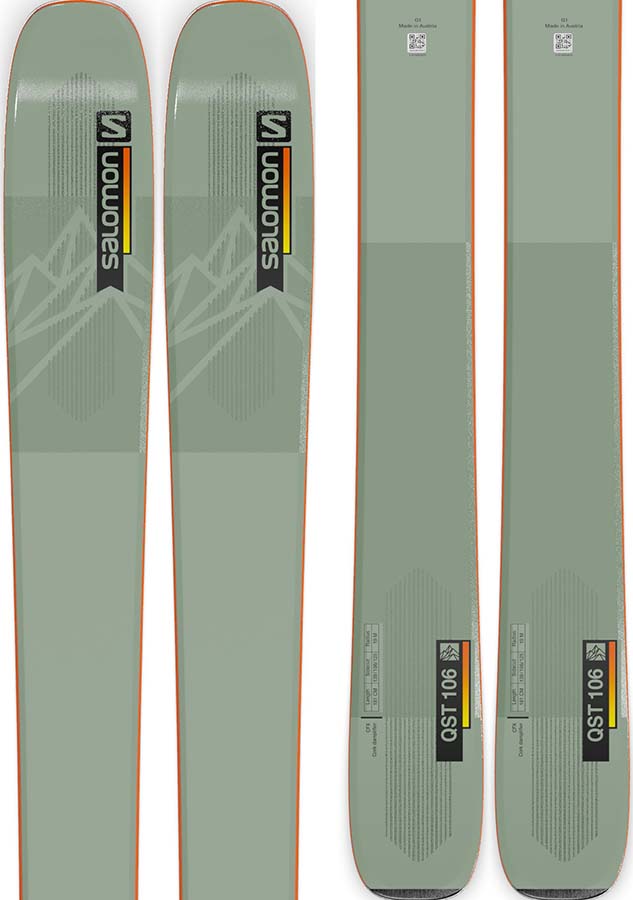 Salomon QST 106 Skis 2022 | Absolute-Snow