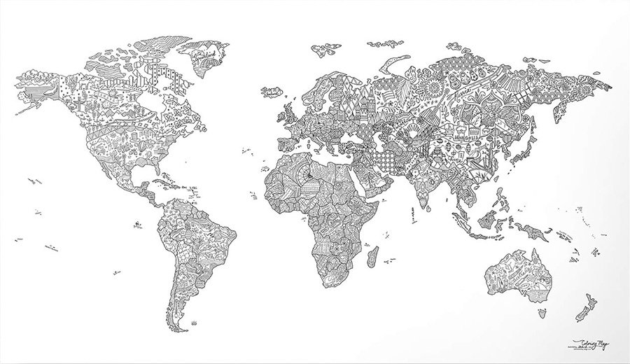Awesome Maps Colouring Map Manual Navigation | Absolute-Snow