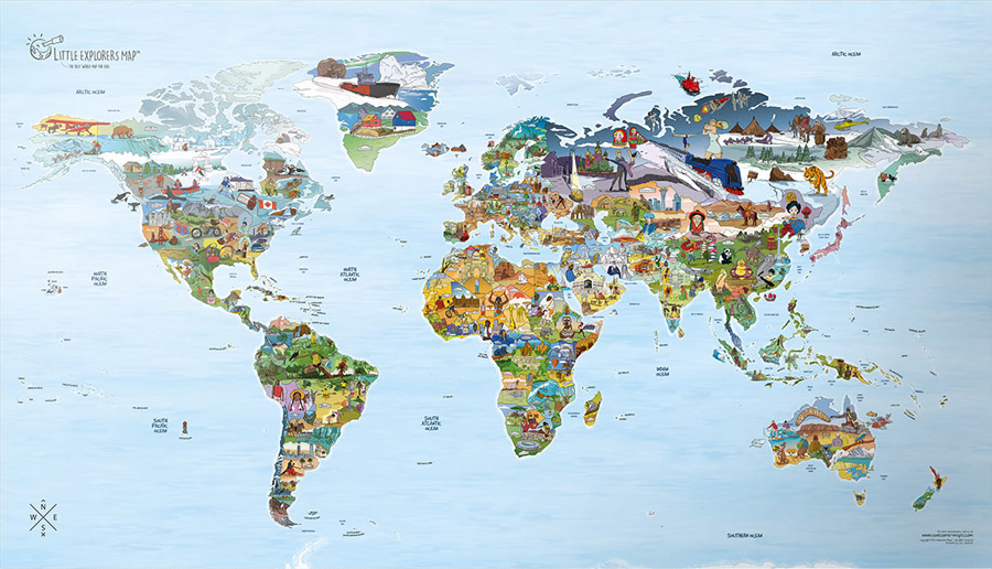 Awesome Maps Little Explorers Map Manual Navigation