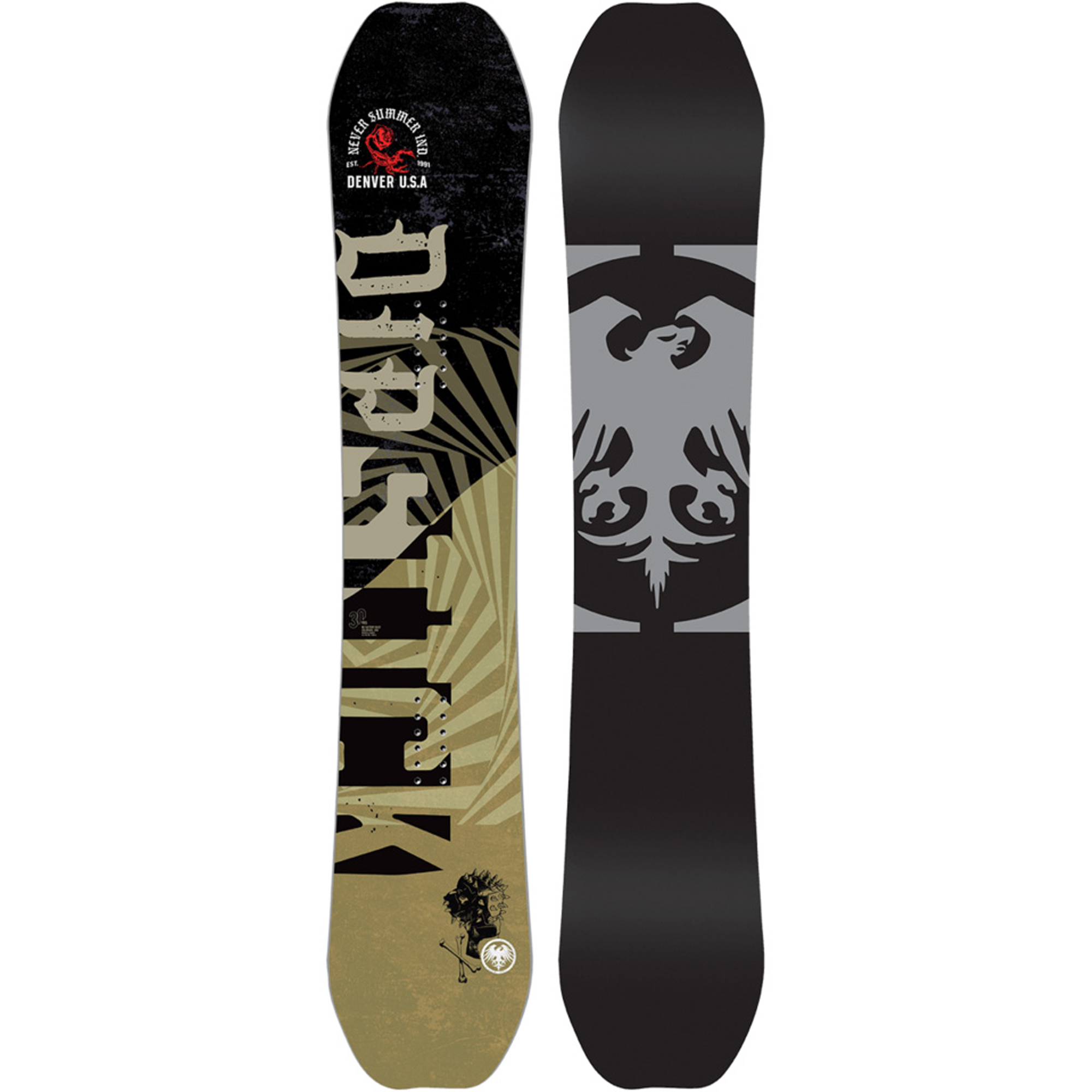 Never Summer Dipstick Snowboards 2021 | Absolute-Snow