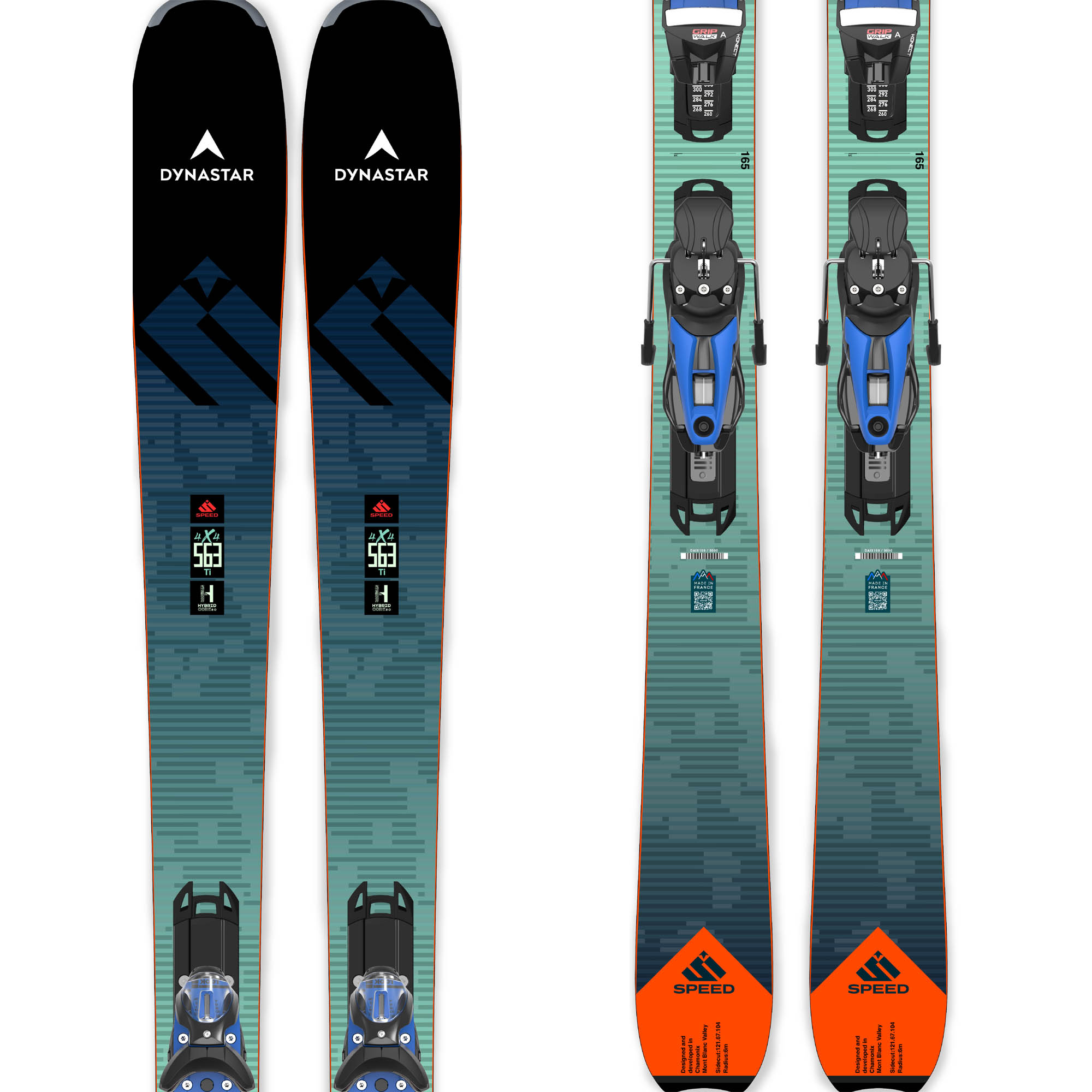 Dynastar Speed 4X4 563 Ti Konect NX 12 KONECT GW B90 Skis 2024