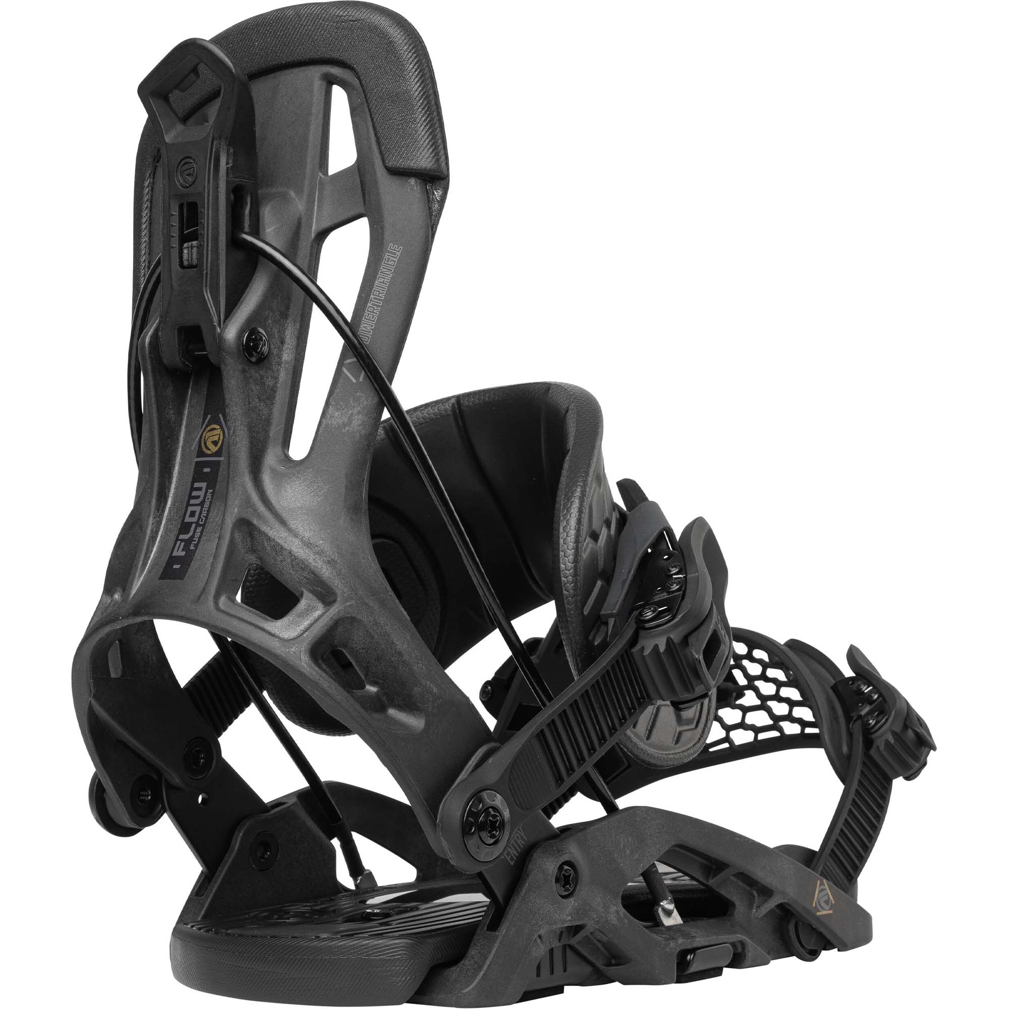 Flow Fuse Carbon Hybrid Snowboard Bindings 2024 | Absolute-Snow