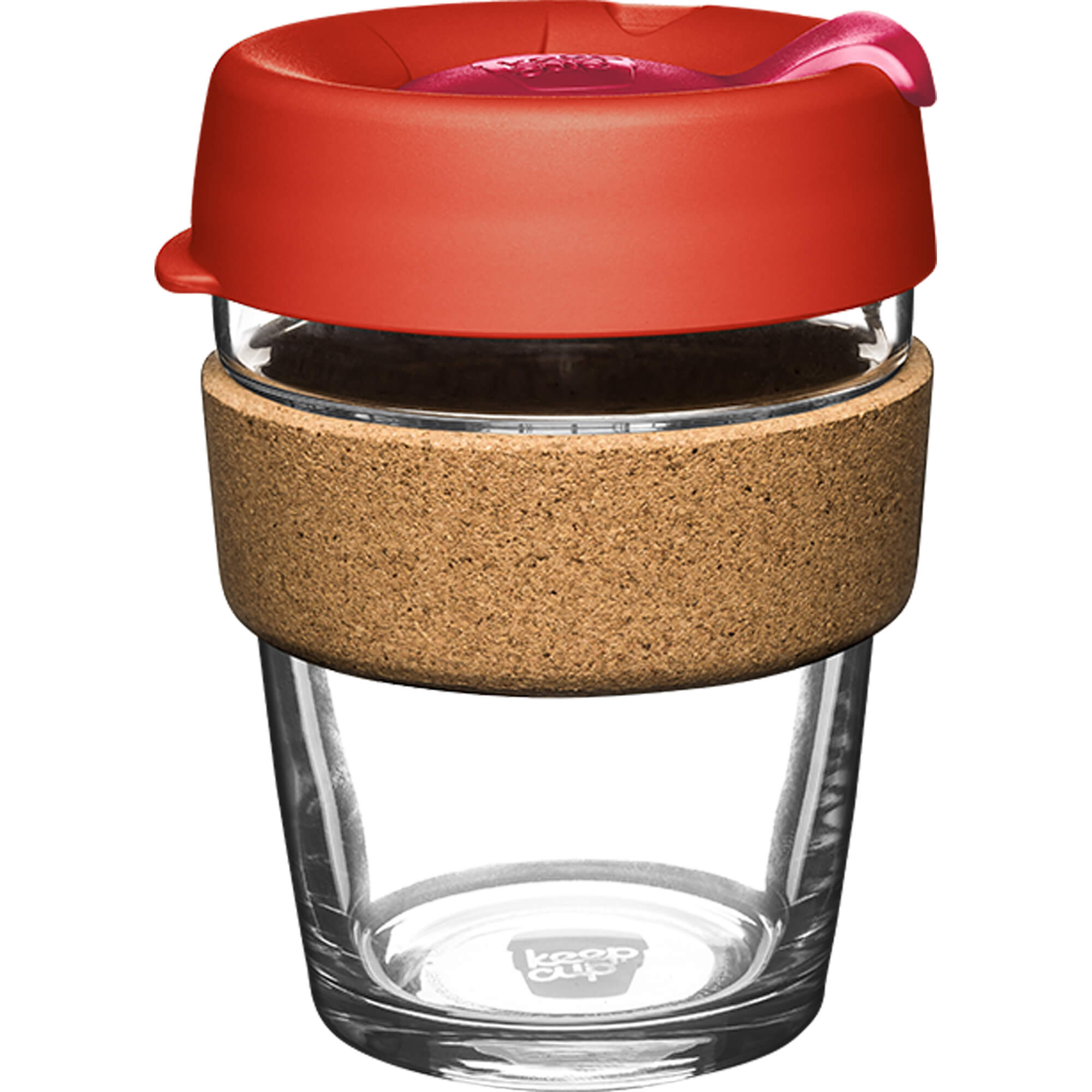 KeepCup Brew Cork Glass 340ml Drink Containers | Absolute-Snow
